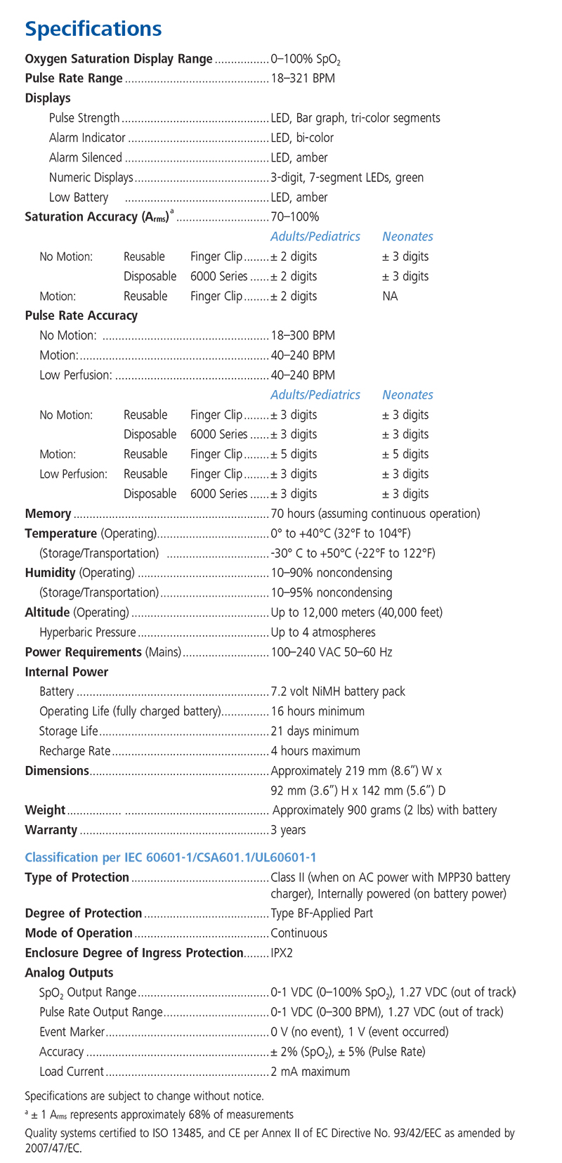 Model 7500 - Orto Rea