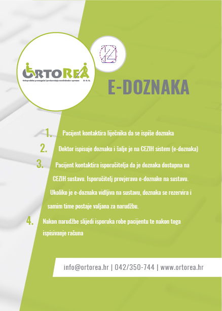E-DOZNAKE u 4 koraka - Orto Rea